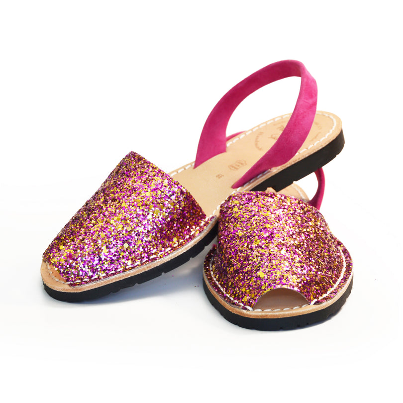 Leopard Print Nubuck Hook and Loop - Palmaira Sandals Menorcan Avarcas